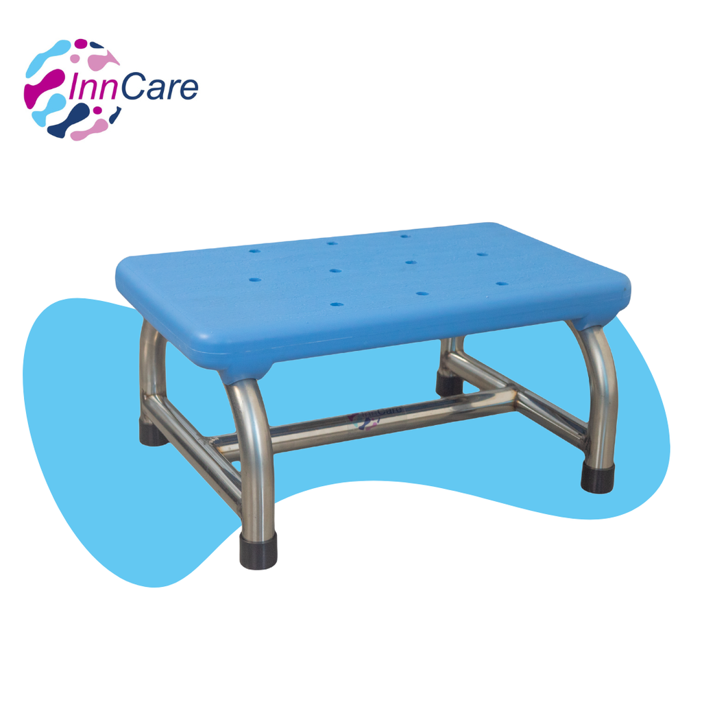 Escabel de un Paso Azul InnCare | InnovaMed